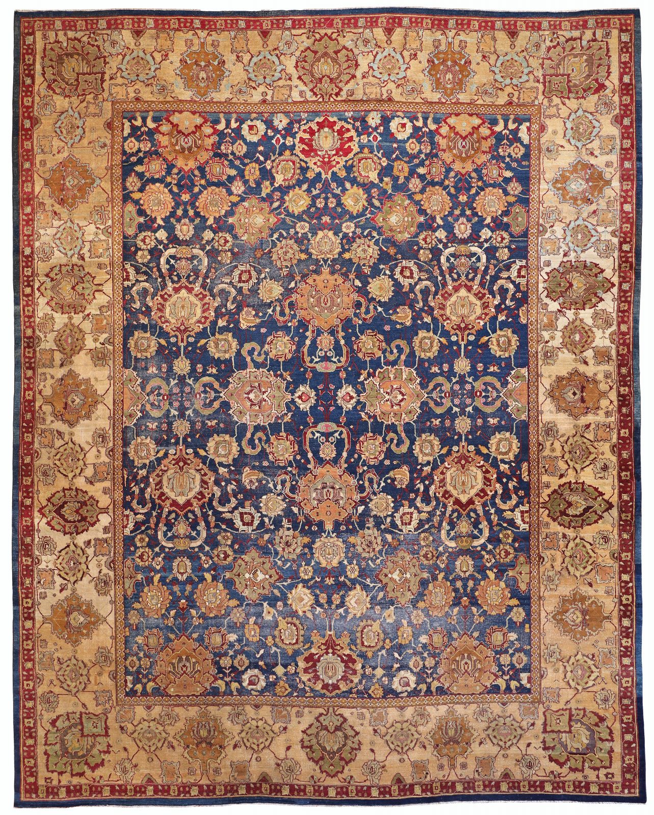 Antique Agra carpet - Farnham Antique Carpets